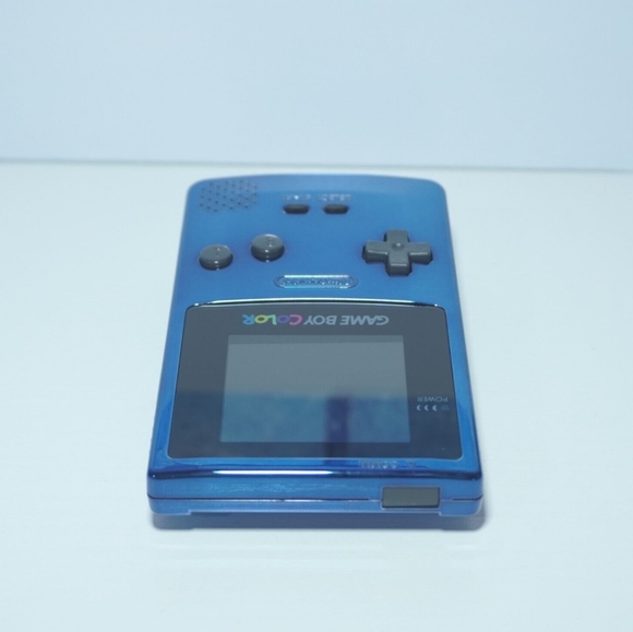 Nintendo | Video Games & Consoles | Shiny Metallic Blue Gameboy Color Gbc Handheld Console W Ips ...